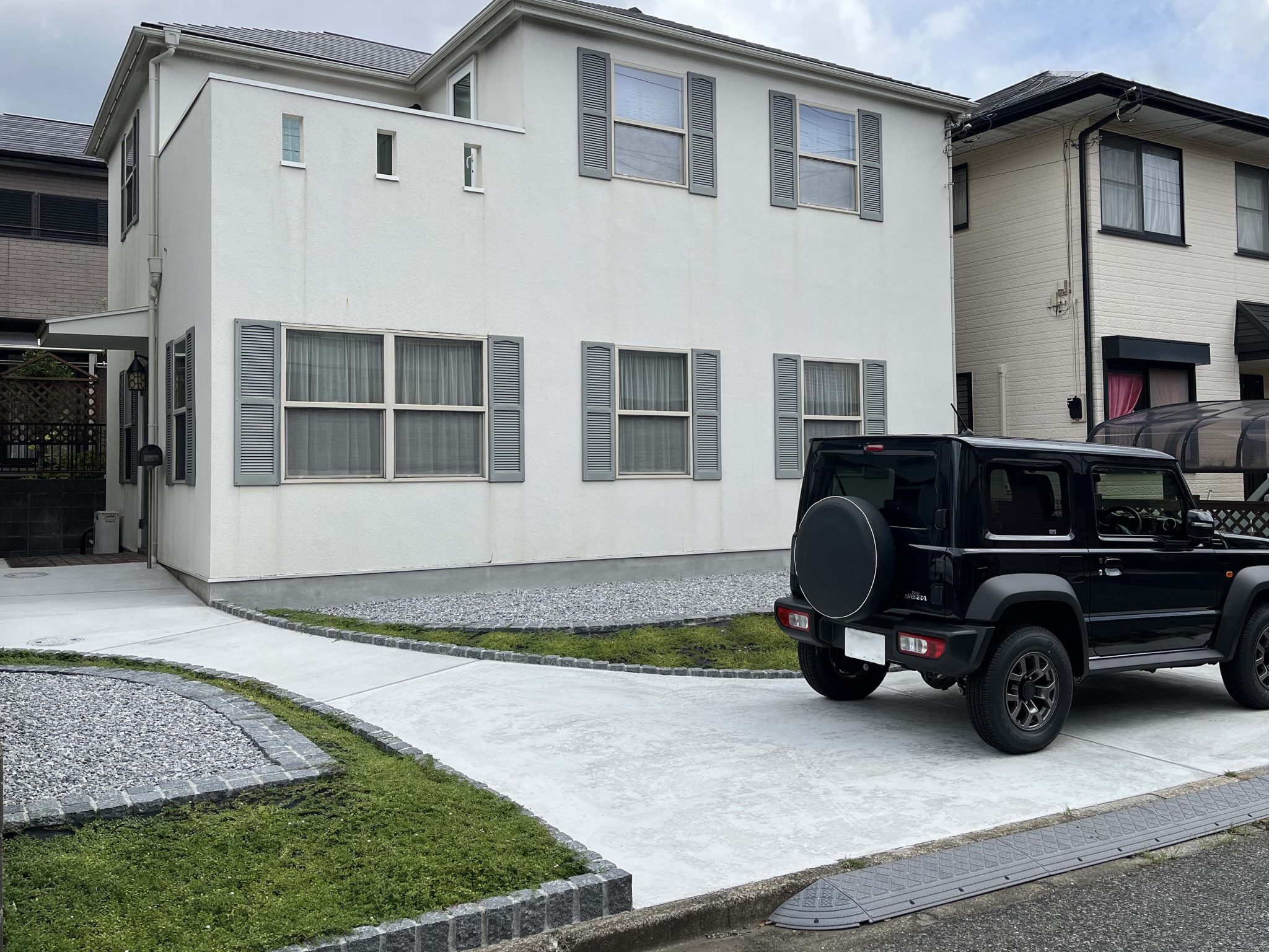 千葉市にて、グリーンカーペットのオープンエクステリアリフォームが完成です。 一級建築士と叶える素敵なお庭｜千葉市｜エクステリア・外構